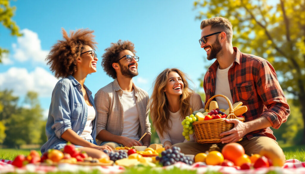 Les amis qui nourrissent notre bonheur